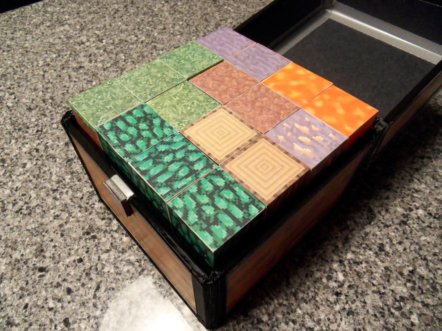 Life of Gregory D: DIY Wood Minecraft Blocks