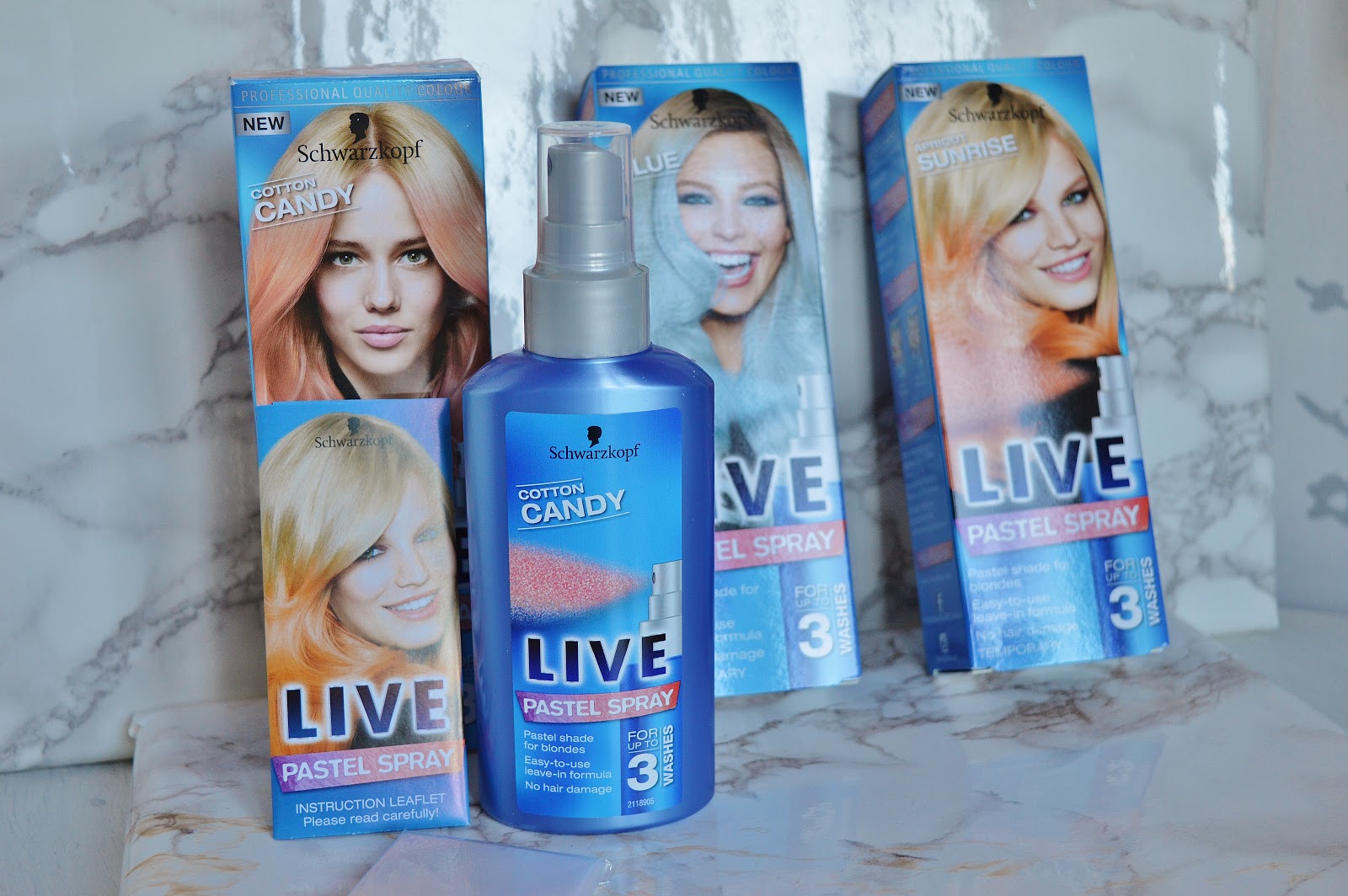Fashionista Chic: Hair | Schwarzkopf LIVE Pastel Sprays Review