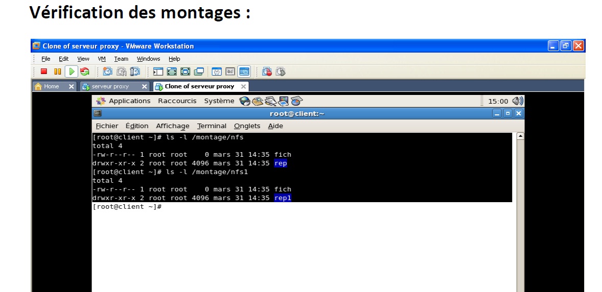 Configuration et Utilisation du service NFS ~ The Solution