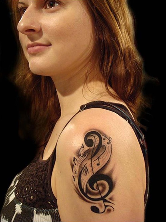MUSIC TATTOO Female tattoo - Female tattoo Girl tattoo Free Tattoo