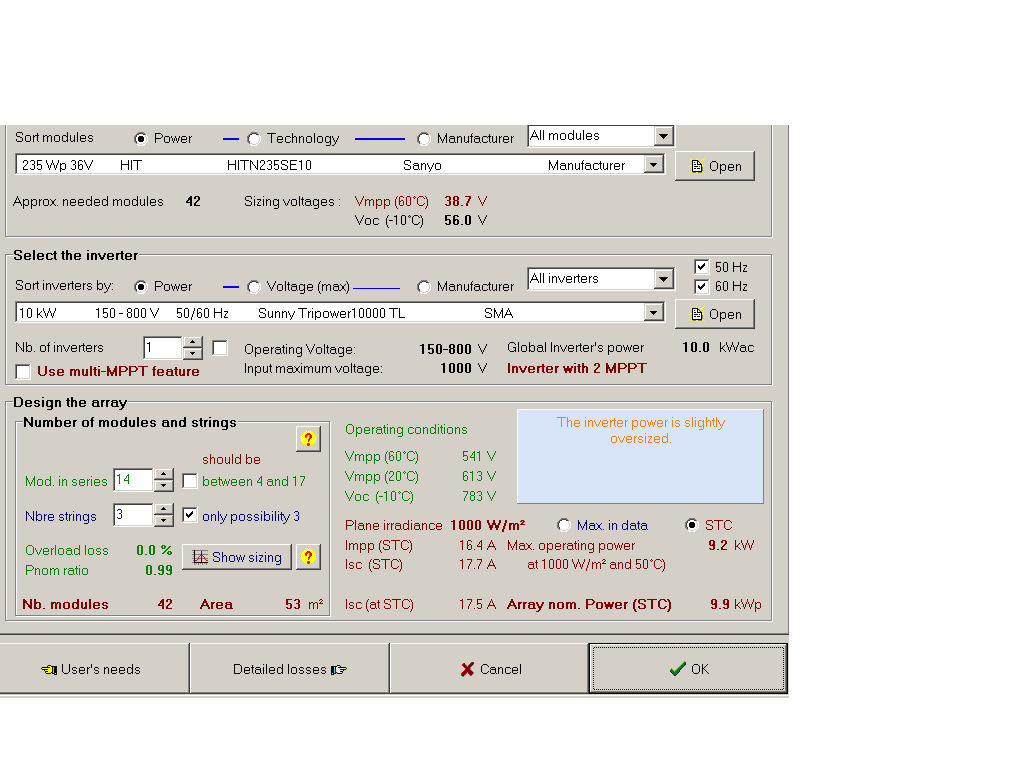 Renewable Energy: PV planning with PVsyst