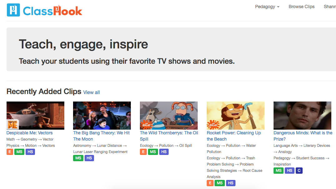 The Library Voice: ClassHook...The BEST Place To Find Popular Movie And ...