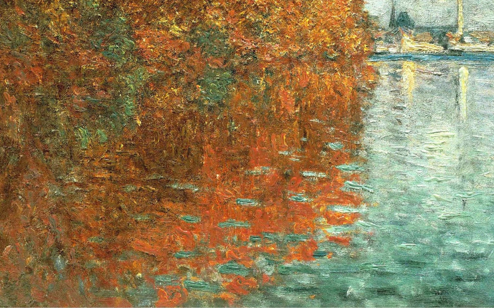 Claude Monet | Autumn Effect at Argenteuil, 1873 | Tutt'Art@