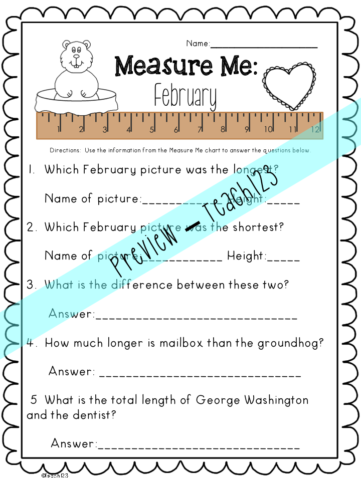 Measure Me! | Teach123
