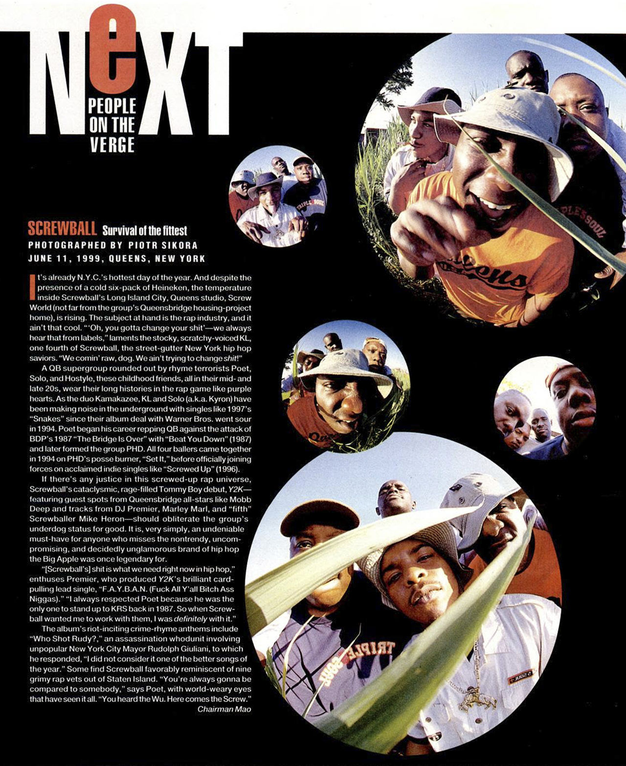 Hip-Hop Nostalgia: Screwball "Next" Feature In Vibe Magazine (September ...