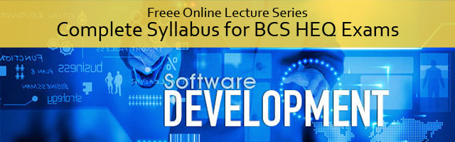 BCS Online Lectures: Software Development (SD)