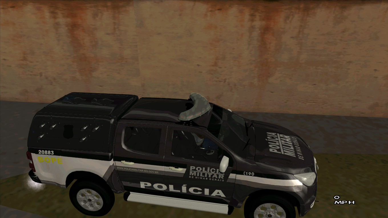Equipe Tático PMBA: Chevrolet S-10 BOPE PMMG - Para MTA