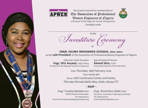 Who is Engr Hauwa Muhammed Sadique, the new Nigerian Women Engineers ...