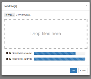 ASP.NET: Drag & Drop File Upload Dialog with jQuery and Bootstrap