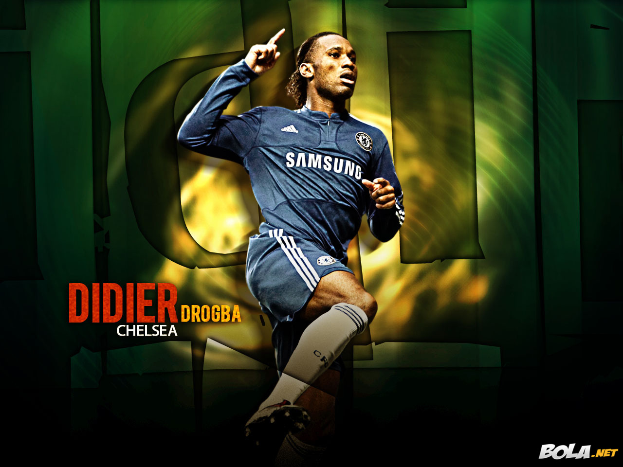 Jagoan Neon Of Forevers: Didier Drogba Latest HD Wallpapers