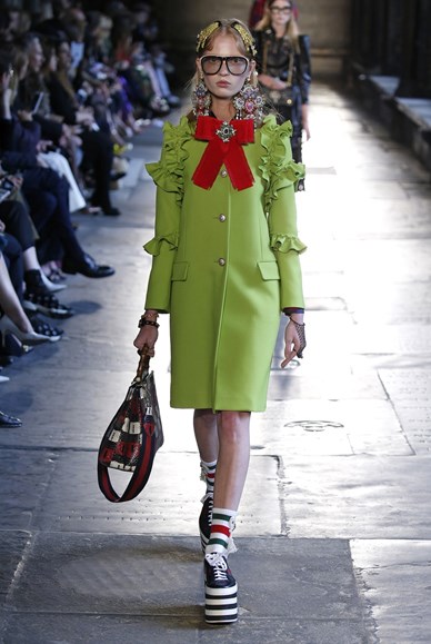 Gucci | Desfile arrojado e colorido outono-inverno