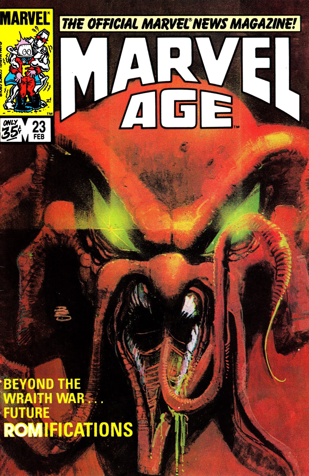 STARLOGGED - GEEK MEDIA AGAIN: 1985: ROM in MARVEL AGE MAGAZINE (Marvel ...