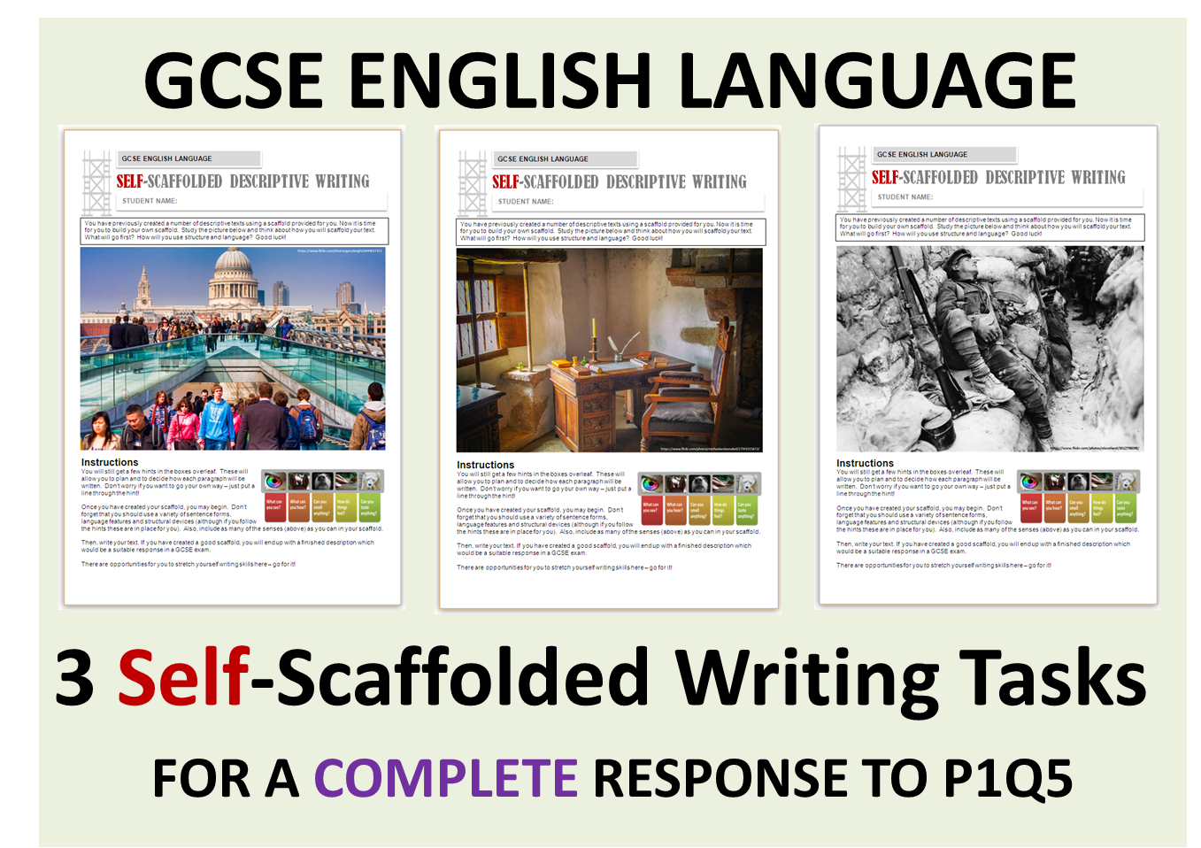 On Scaffolded Descriptive Writing for GCSE English Language 9-1 ...