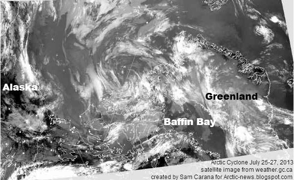 Seemorerocks: Arctic cyclone attacking polar ice
