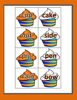 Learning Ideas - Grades K-8: Cupcake Compound Words Freebie