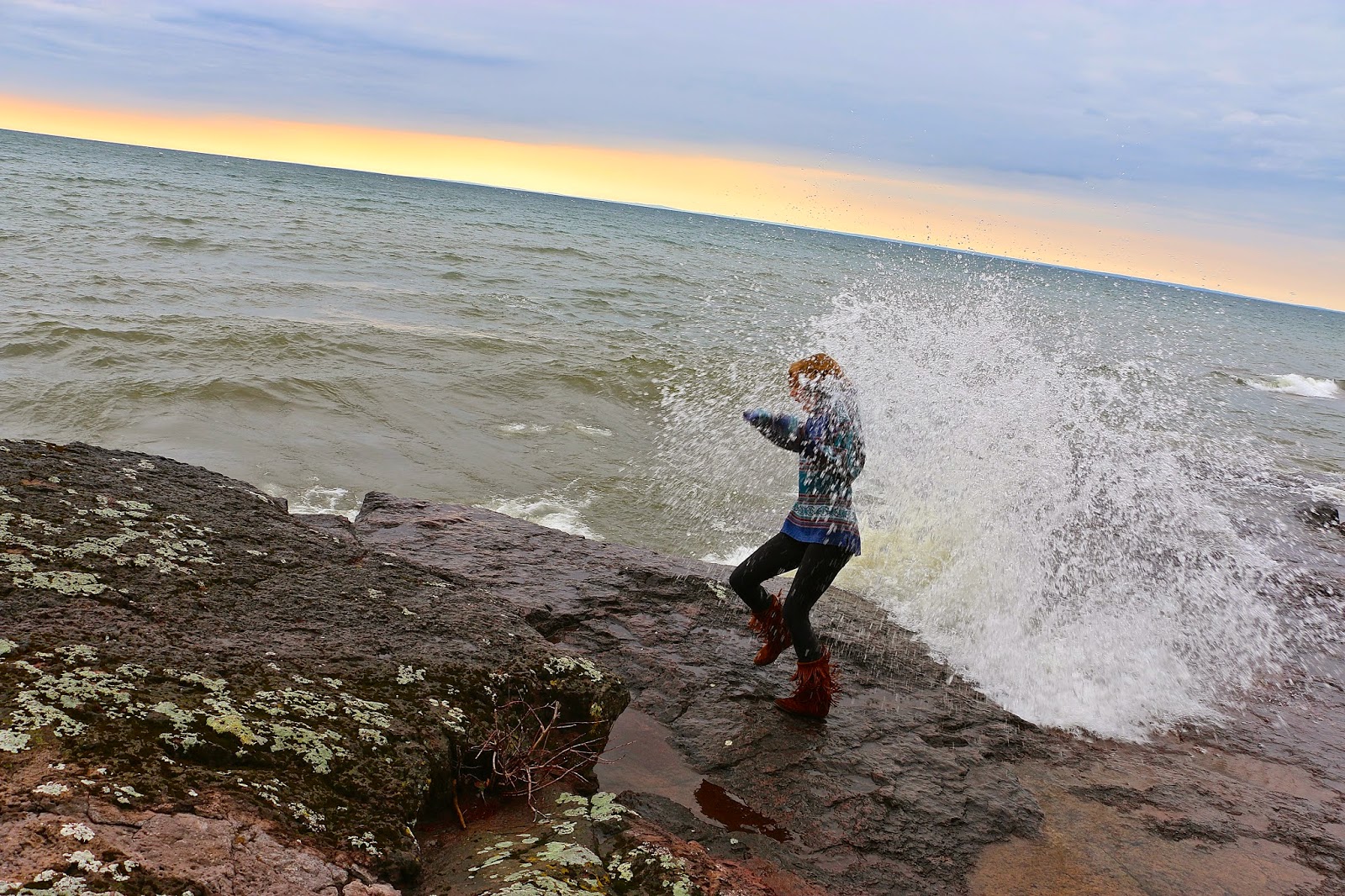 Russman's spot: Wave Running on Lake Superior