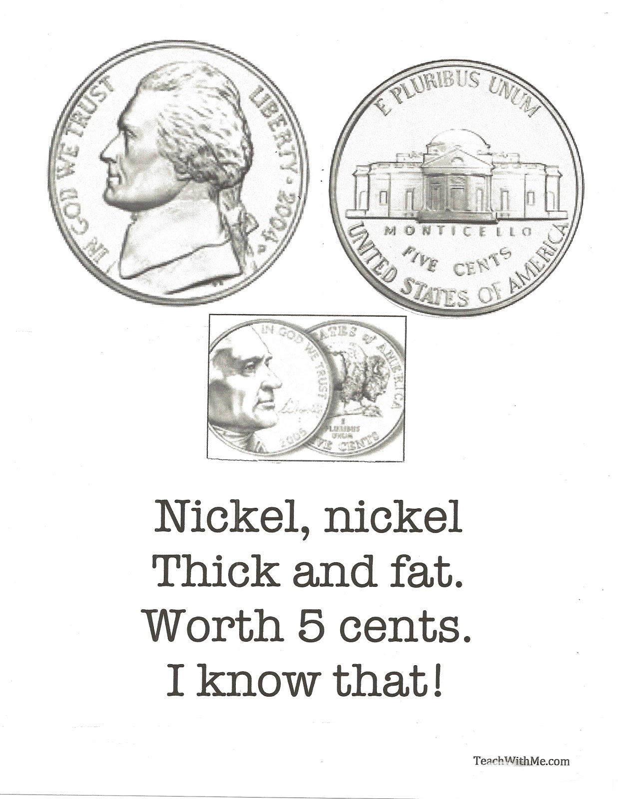 Coin Poster Rhymes Classroom Freebies Coin Poster Rhymes Classroom Freebies
