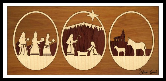 Scrollsaw Workshop: Nativity Scene Scroll Saw Pattern.