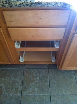 Solution for missing cabinet drawers?