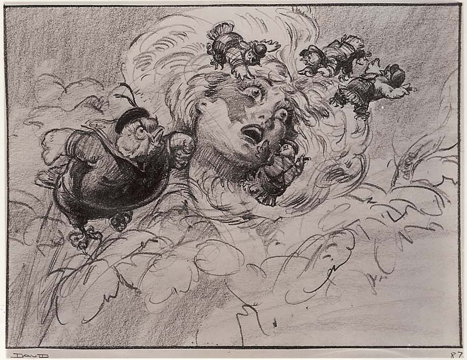 Vintage Disney Alice in Wonderland: David Hall Story Art Stills ...