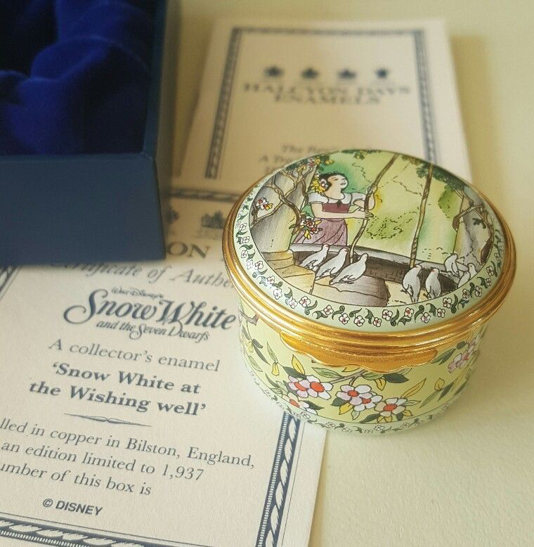 Filmic Light - Snow White Archive: Snow White Enamel Boxes by Halcyon Days