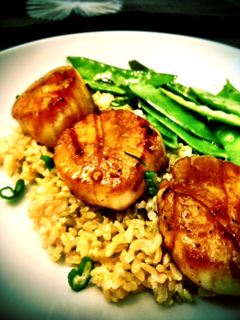 Young and Entertaining: Ginger Scallion Scallops