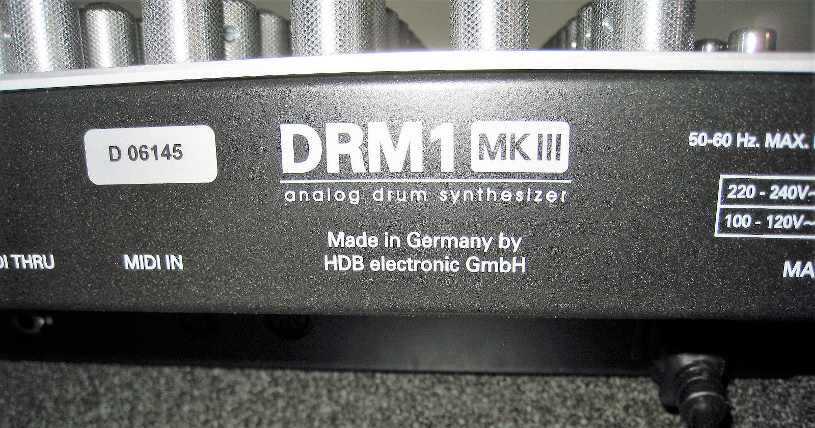 MATRIXSYNTH: Vermona DRM1 MKIII Deluxe Analog Drum Synthesizer with ...