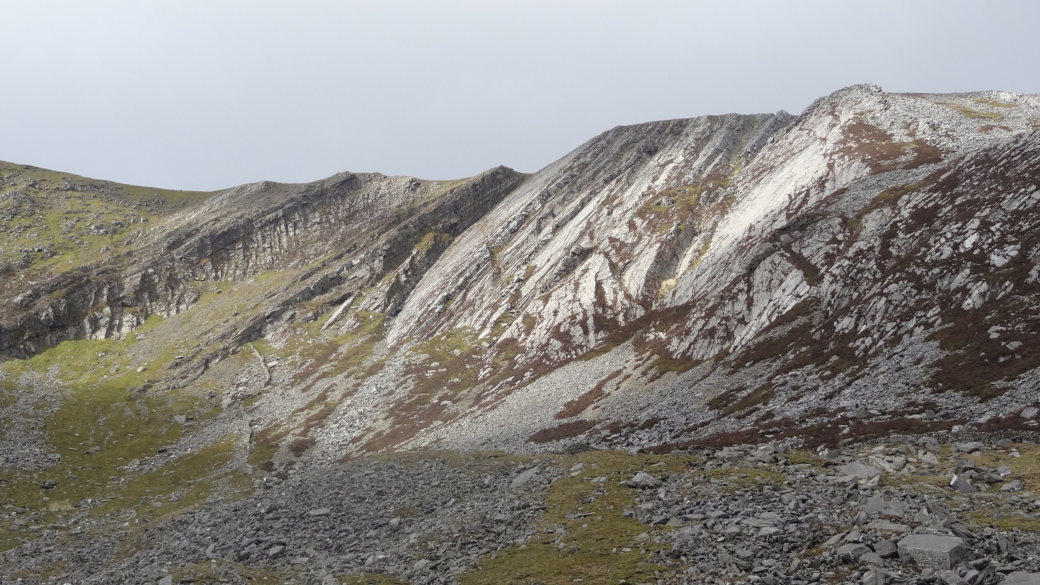 HOWLINGMIST: Snowdonia...Amphitheatre Buttress and Atlantic Slab.
