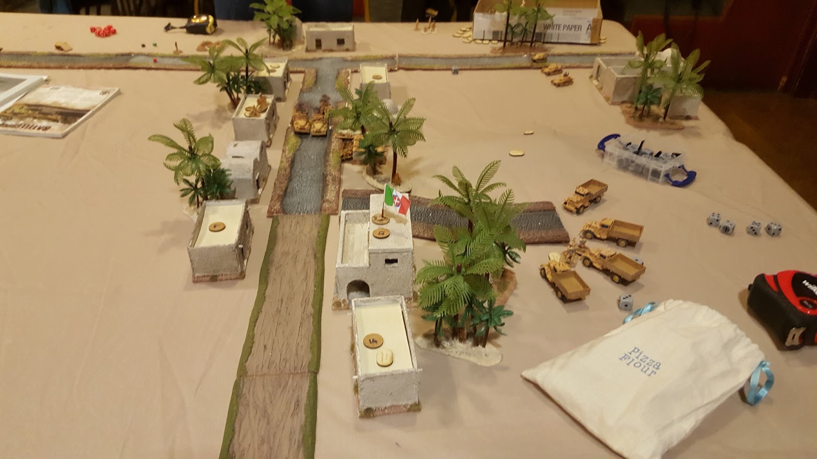 sediment's wargame blog: 20mm LRDG raid on Barce