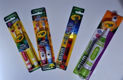 Marvelously Messy : GUM Crayola Toothbrushes Review