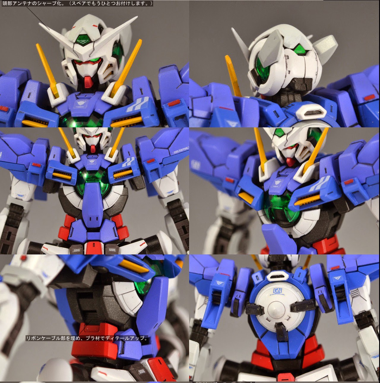GUNDAM GUY: RG 1/144 GN-001RII Gundam Exia R2 - Customized Build