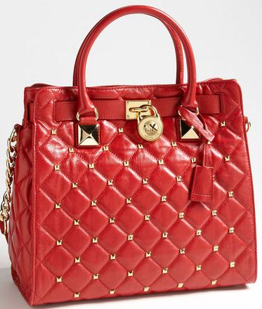 Michael Michael Kors Hamilton Studded quilted Tote | SHOPPE FOR SHOP