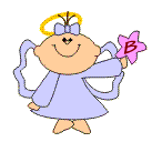 Alfabeto animado de angelito sosteniendo estrella. - Oh my Alfabetos!