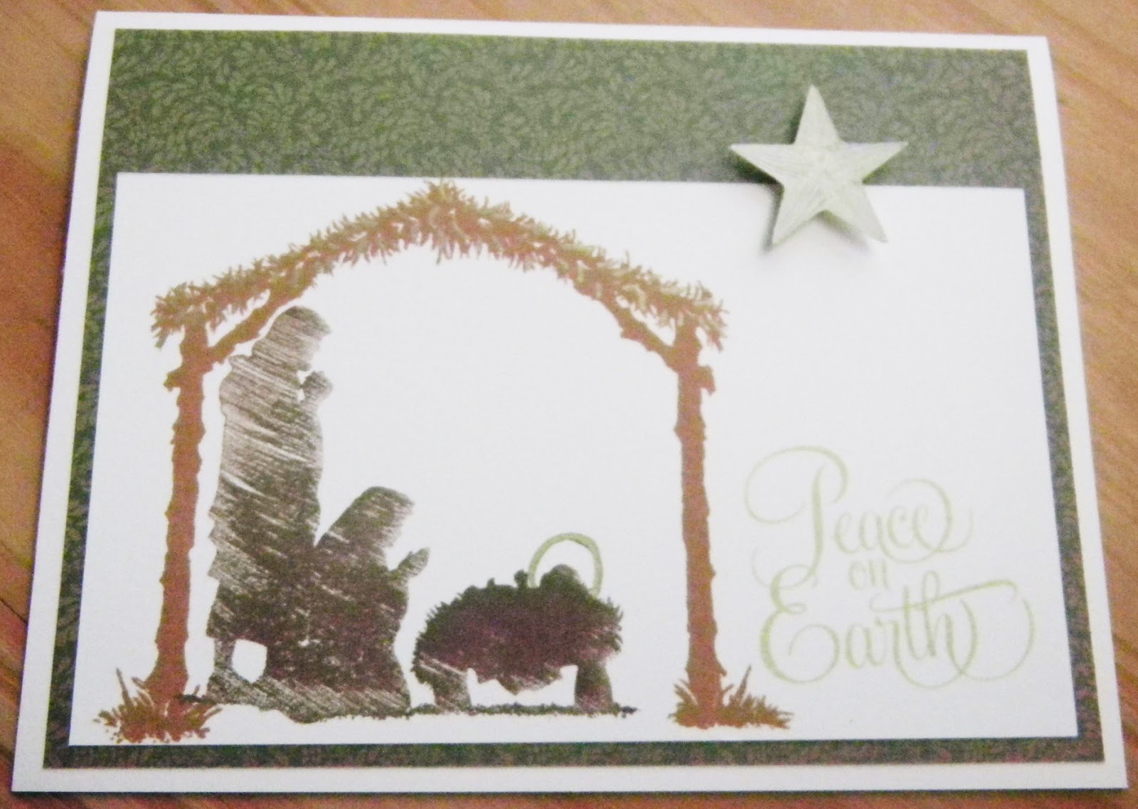 HeatherJaneDesign: Manger Scene, Merry Monday #36
