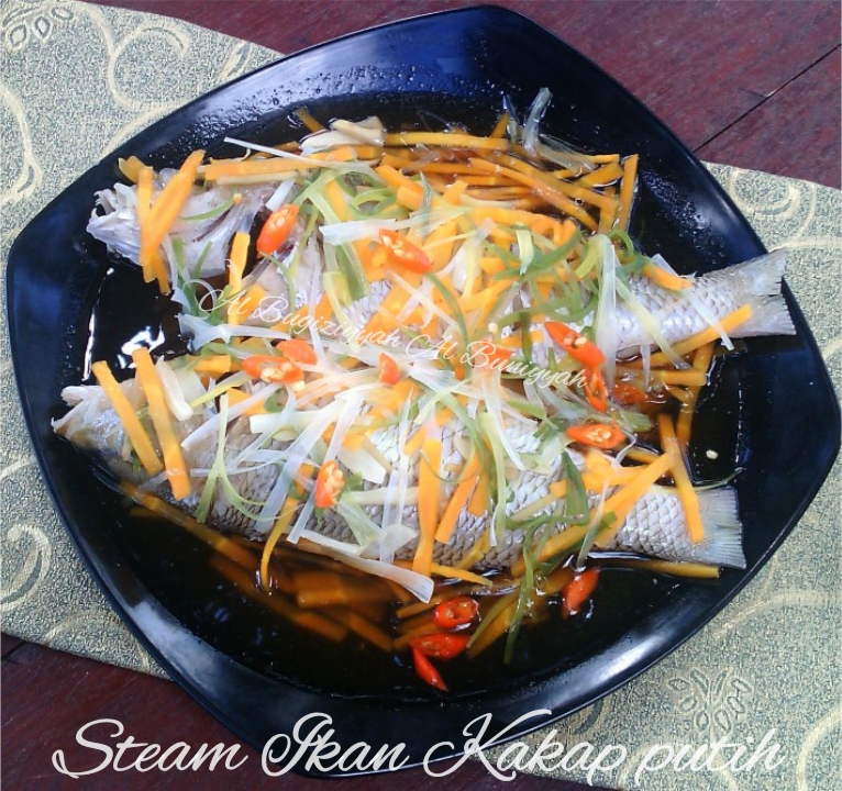DaPuR UmMaHaT: Steam Ikan Kakap Putih