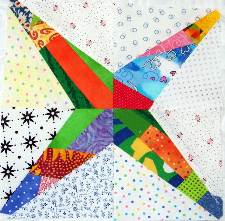 Attic Window Quilt Shop: A VERY EASY PAPER PIECED BLOCK