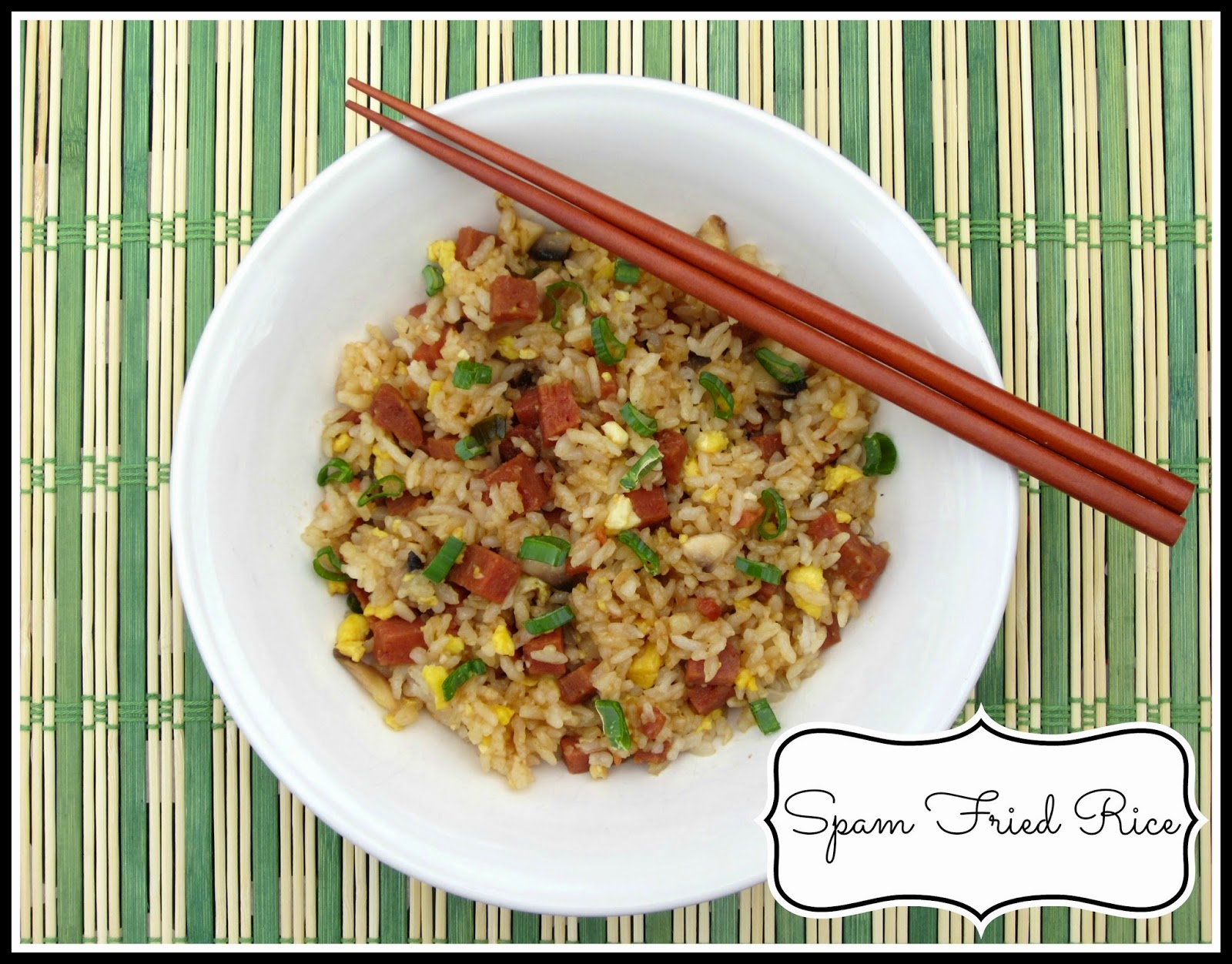 Spam Fried Rice (or what to do with leftover Spam)