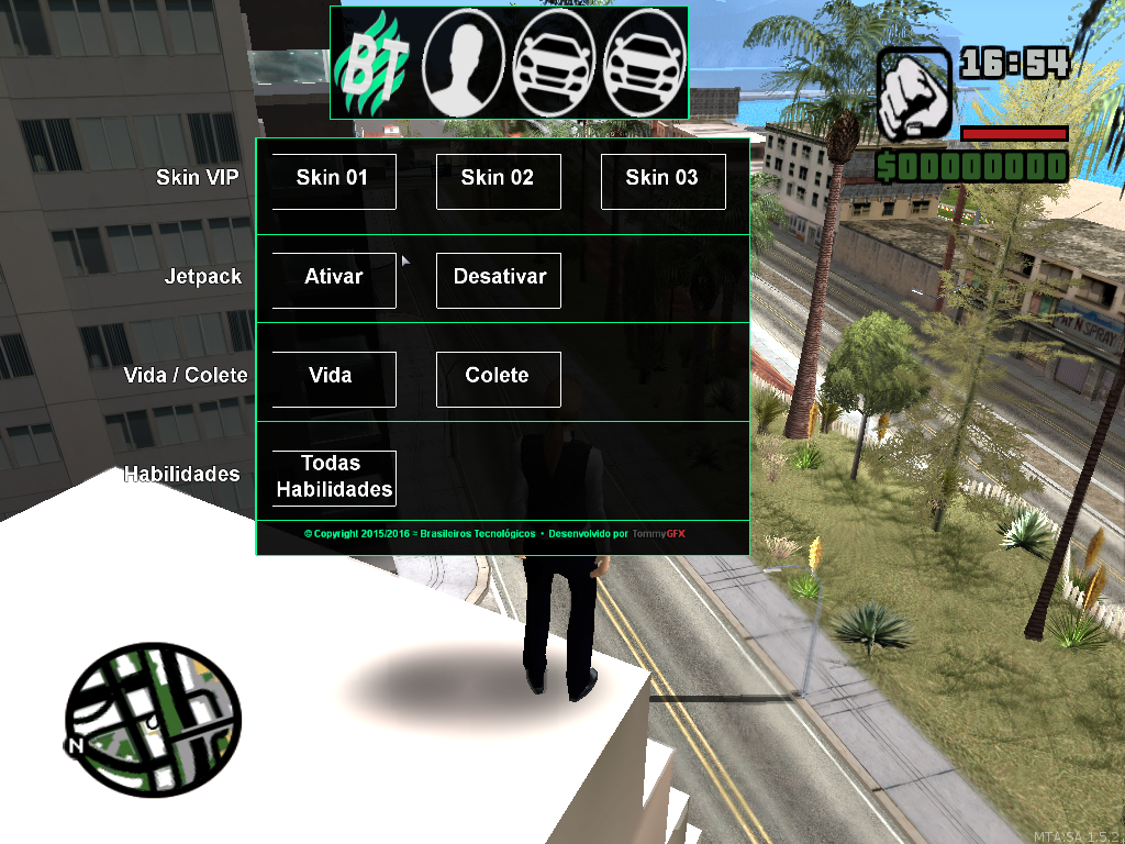 [MTA-SA] PAINEL VIP (BRASILEIROS TECNOLOGICOS) - MTA Brasil