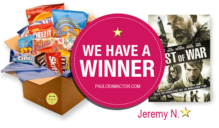 Movie Night Goodie Box Prize Winner – i am Paul Cram