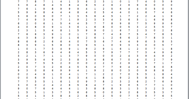 Tulisenwae: Membuat Tes Pauli - Kraepelin / Tes Koran di Ms Word Tulisenwae: Membuat Tes Pauli - Kraepelin / Tes Koran di Ms Word