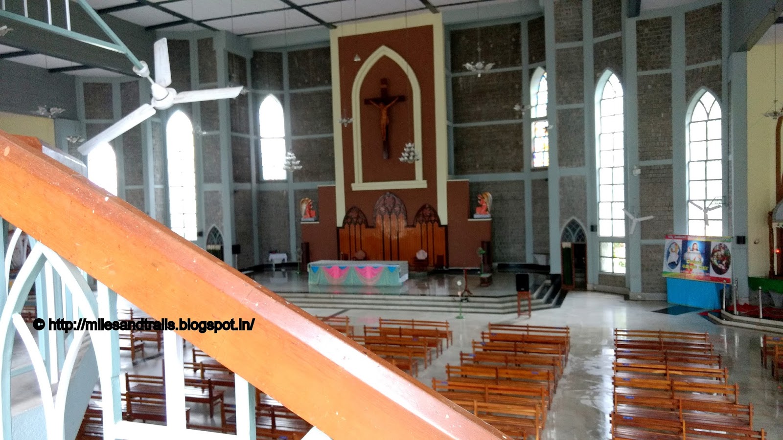 Miles and Trails: Sacred Heart Church-Shivamogga