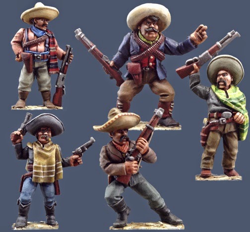 Wargame News and Terrain: Pulp Figures: Mexican Revolution Villistas ...