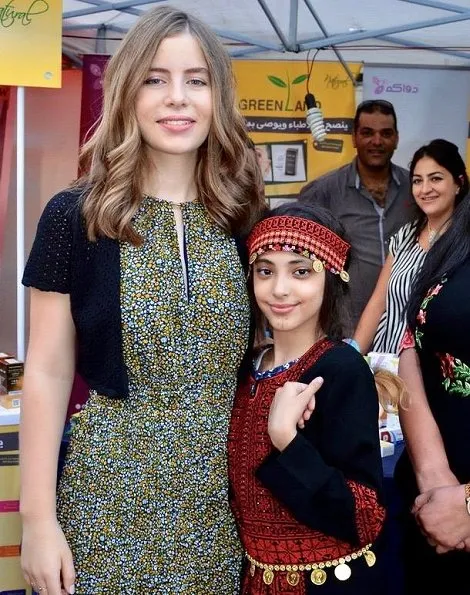 Princess Rajaa of Jordan held an official event for children
