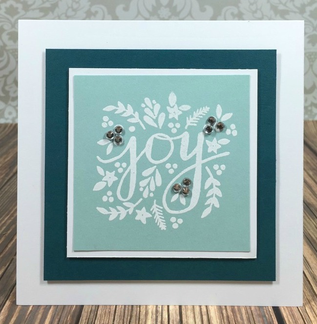 Courtney Lane Designs: Simple Stamped Joy card