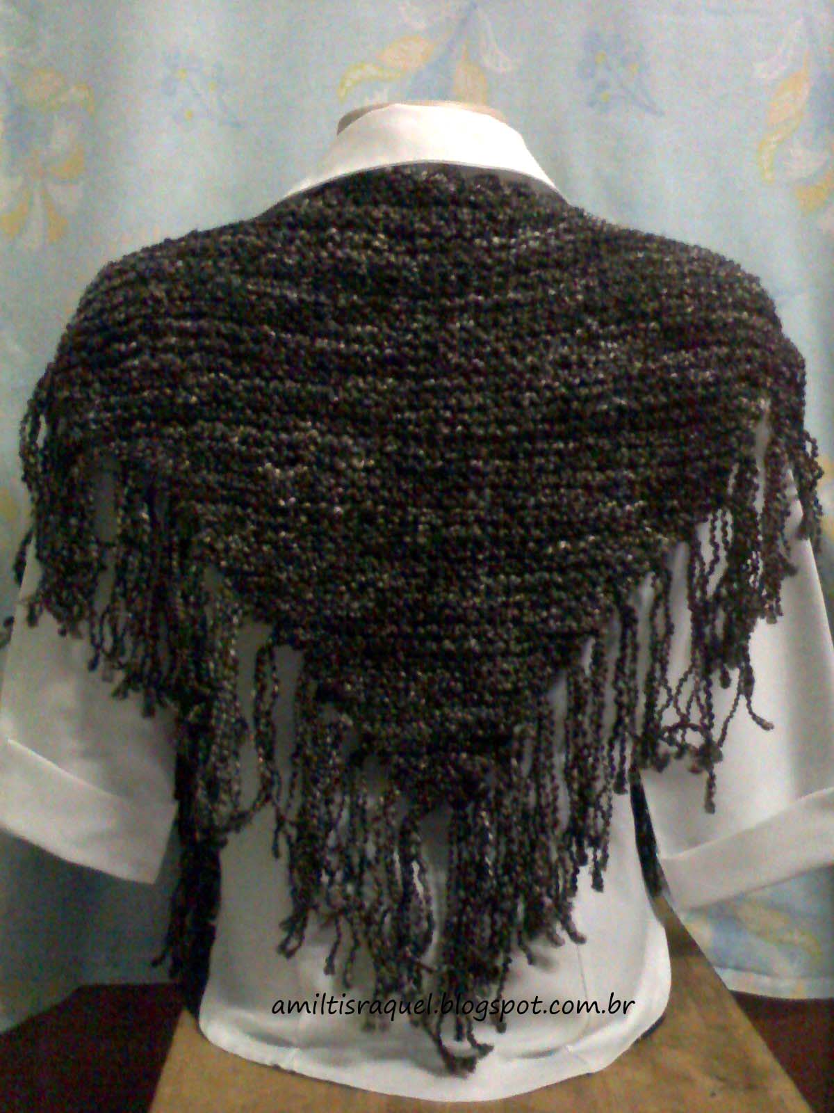 Entre um Fio e Outro: Xale Allegro em Tricô