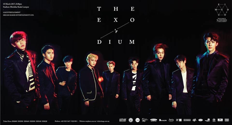 14 Jan Ticket Launch: EXO PLANET #3 - The EXO’rDIUM - in Kuala Lumpur