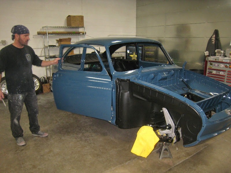 VW Type 3 Dream Build : Body and Pan Assembly Time at Deluxe Customs!!