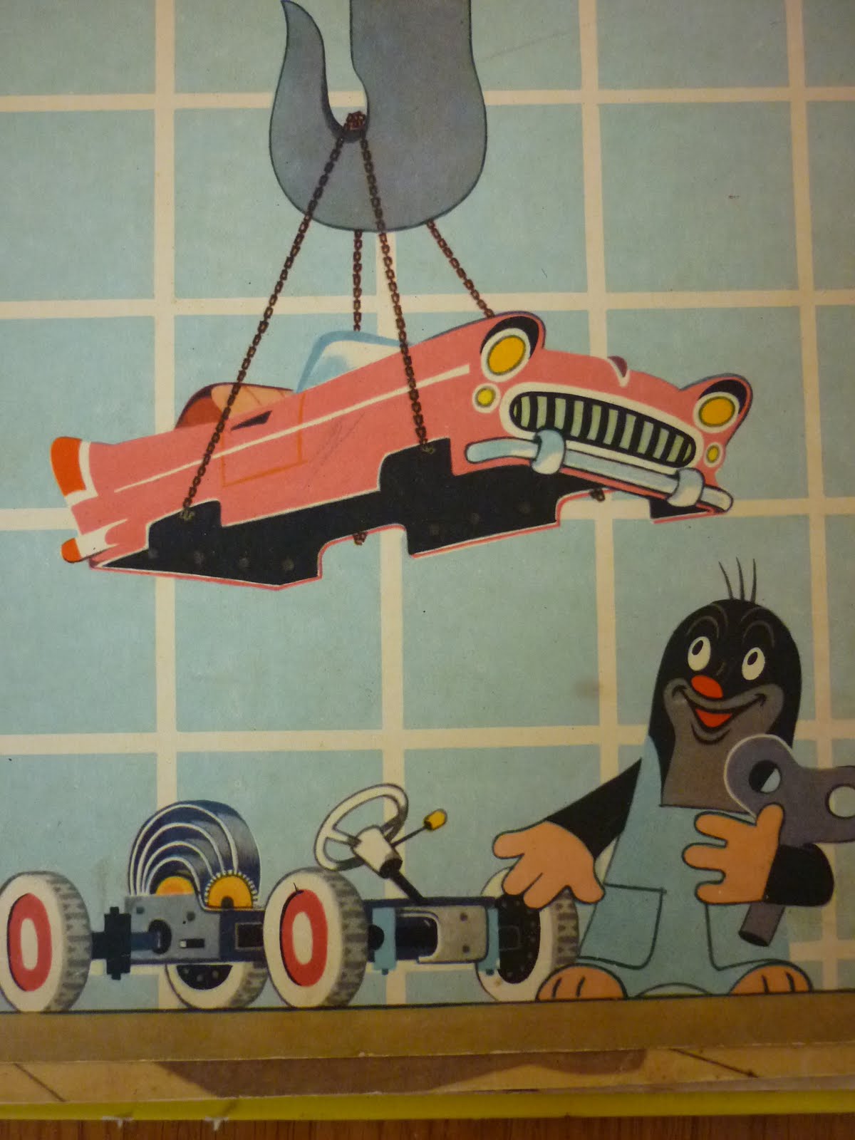 Nostalgimacken: Mullvadar och bilar....