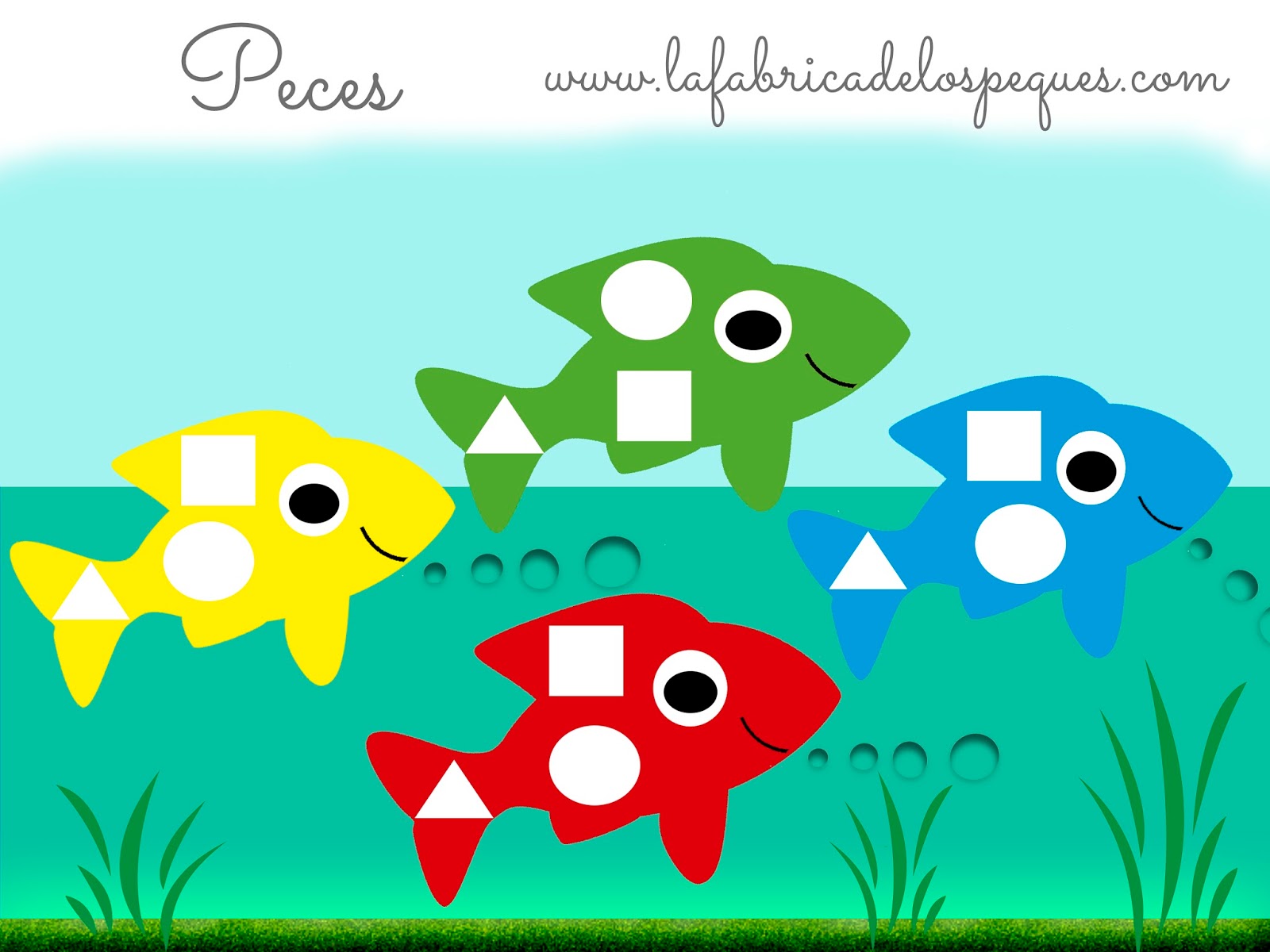 Imprimibles gratis para actividades con gomets | La fábrica de los peques