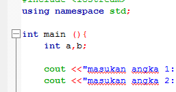 Coding Penjumlahan iO
